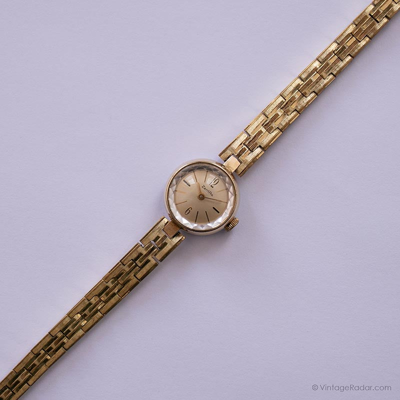 Gold-Tone ZentRa Mechanical Watch | Vintage German Ladies Watches ...