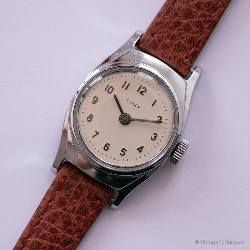 Classic Small Mechanical Timex Watch | Silver-tone Minimalist Timex ...