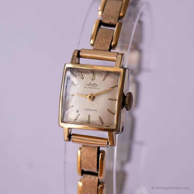 Arctos Automatic Incabloc Ladies Watch | Gold-Plated Vintage Watch ...