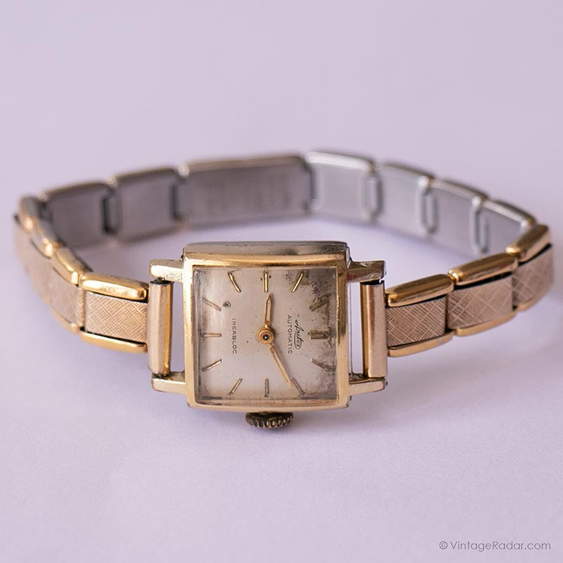 Arctos Automatic Incabloc Ladies Watch | Gold-Plated Vintage Watch ...