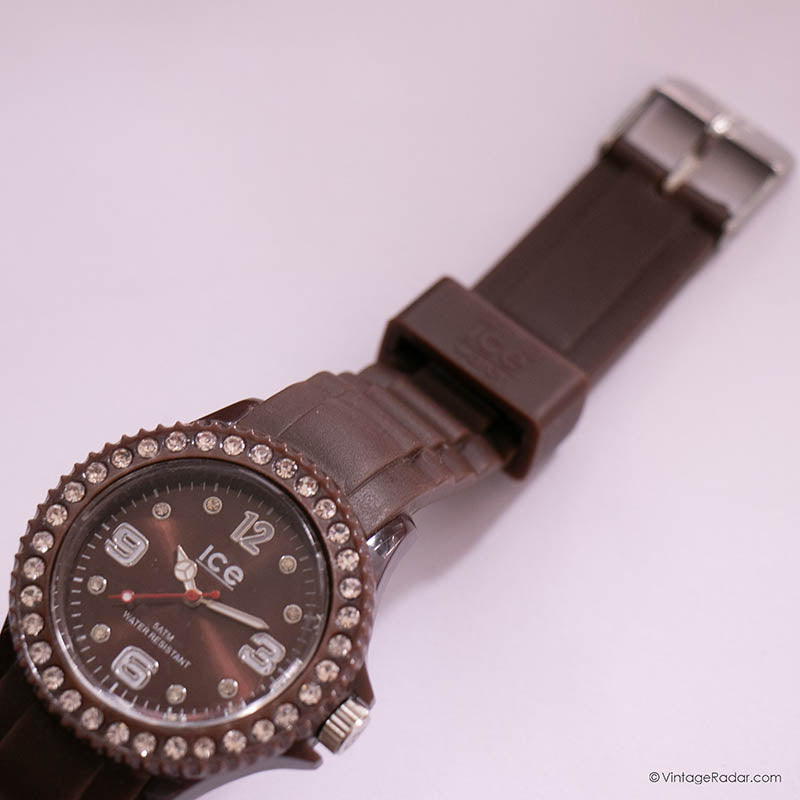 Vintage Brown ICE Watch Unisex | 40mm Elegant Sports Watch – Vintage Radar