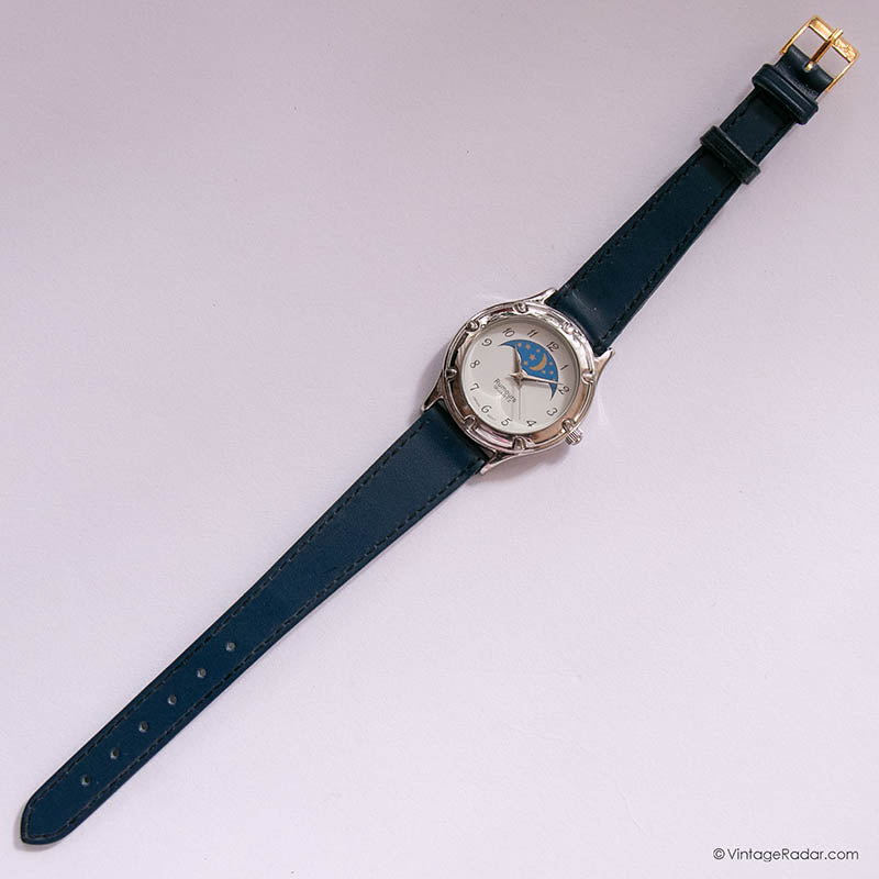 Vintage Rumours Moon and Stars Watch for Women with Blue Strap ...