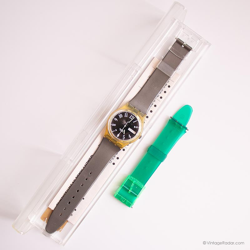 Vintage Swatch Gent GK704 JEFFERSON Watch with Original Box and Papers ...