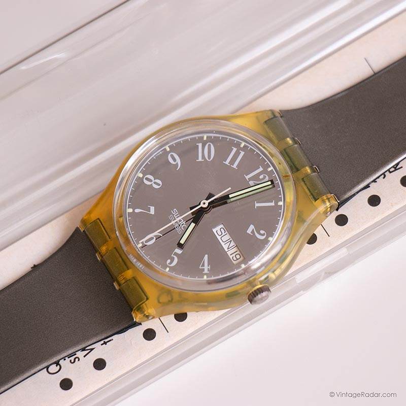Vintage Swatch Gent GK704 JEFFERSON Watch with Original Box and Papers ...