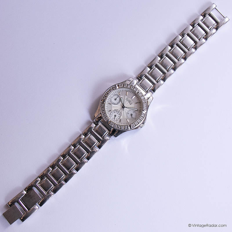 Vintage Silver-tone DMQ Watch for Women | Elegant Office Wear Watch ...