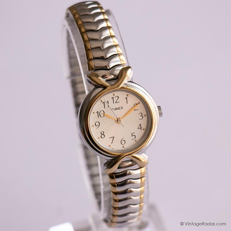 Two-tone Timex Ladies Watch | Vintage Timex Quartz Watch for Her ...