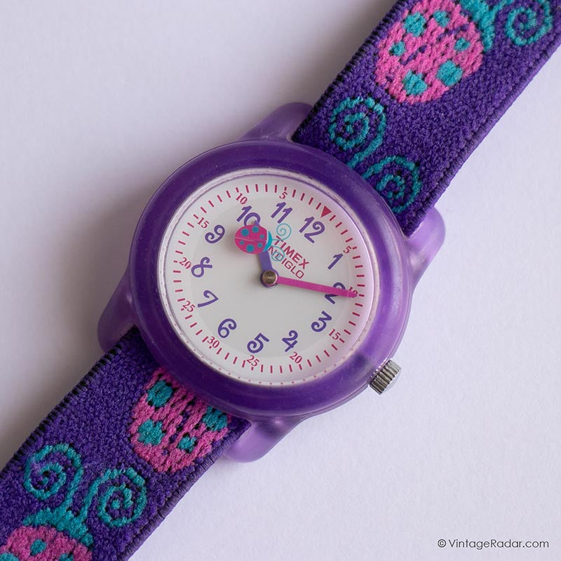 Vintage Purple Timex Watch for Girls | Small Timex Sportswatch ...