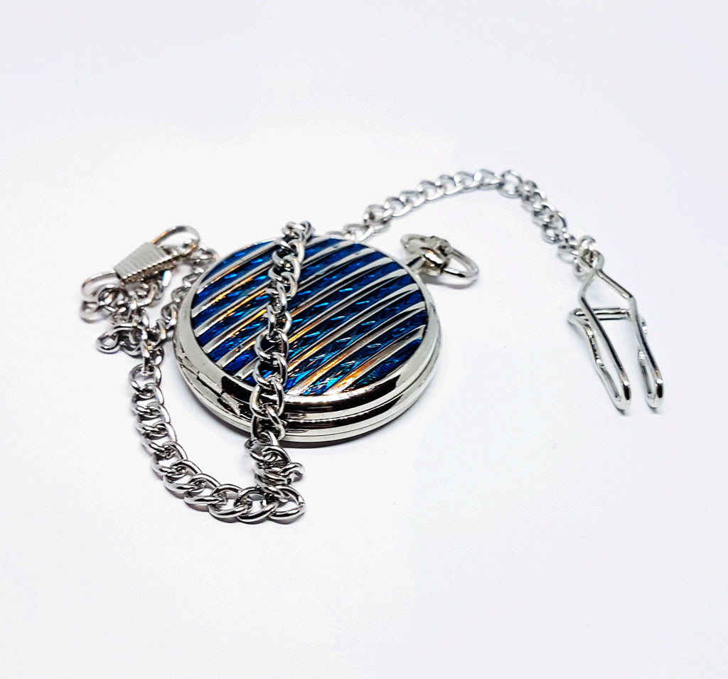 Turquoise and Silver Pocket Watch | Can Be Engraved | VintageRadar.com ...