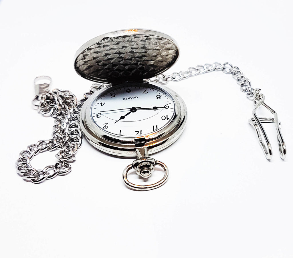 Turquoise and Silver Pocket Watch | Can Be Engraved | VintageRadar.com ...