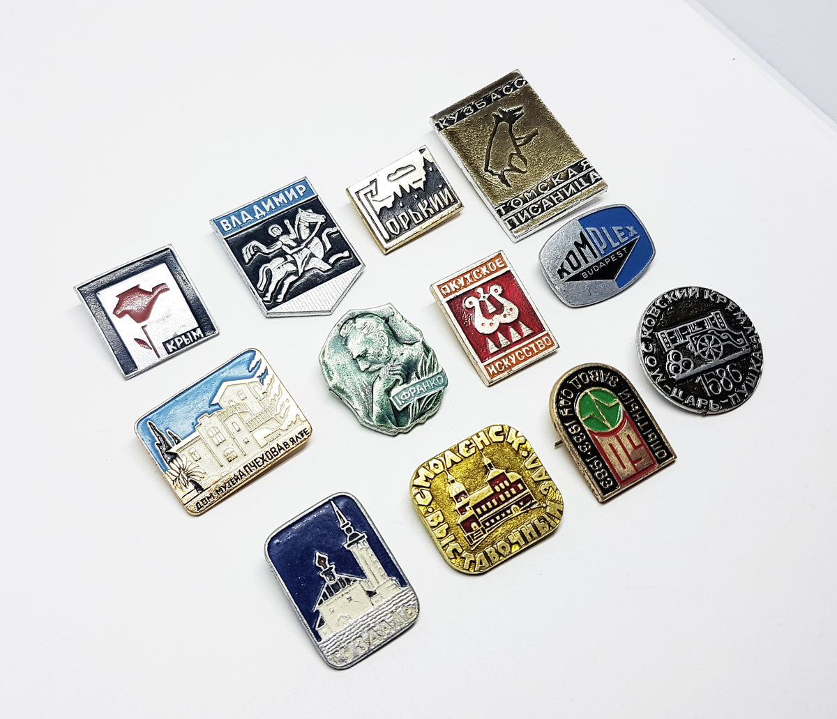 Soviet Vintage Enamel Pins | Enamel Lapel Pins | VintageRadar.com ...