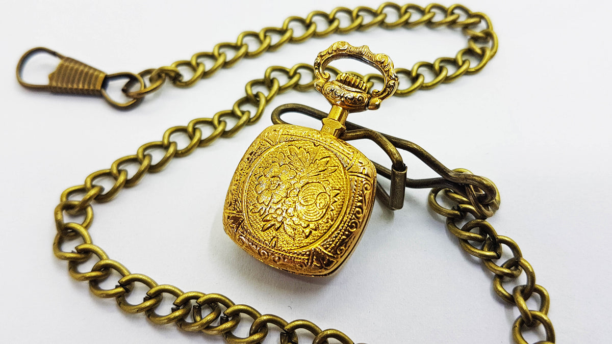 Tiny French Clyda Pocket Watch | 90s Clyda Paris Pocket Watch Vintage ...
