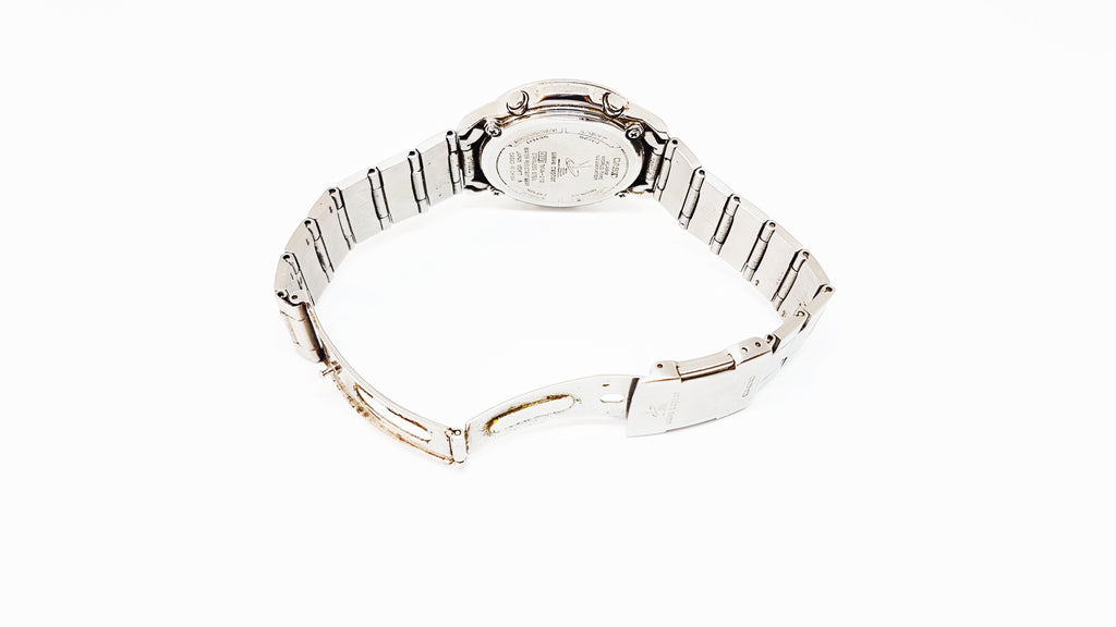 Silver-tone Wave Ceptor Casio Watch | Elegant Unisex Casio Watch ...