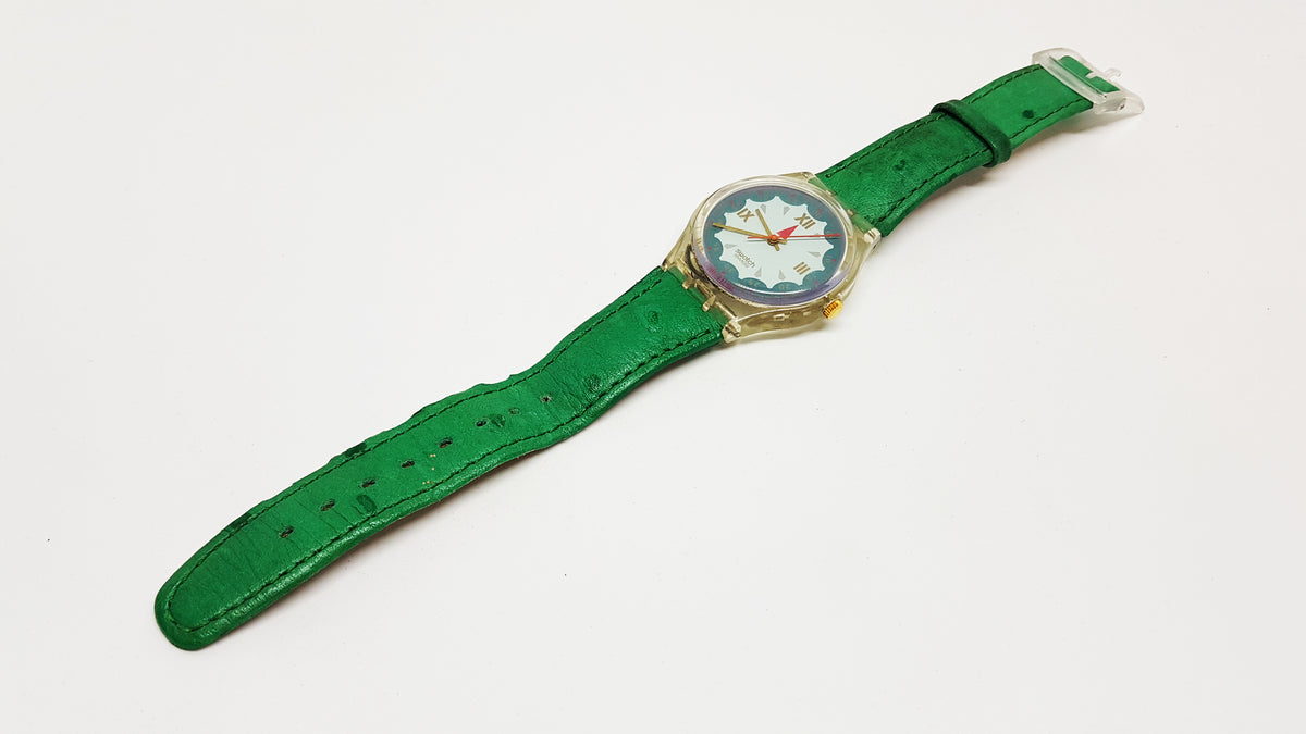 90s Vintage Swatch Watch | Green Swiss-made Swatch Watches – Vintage Radar