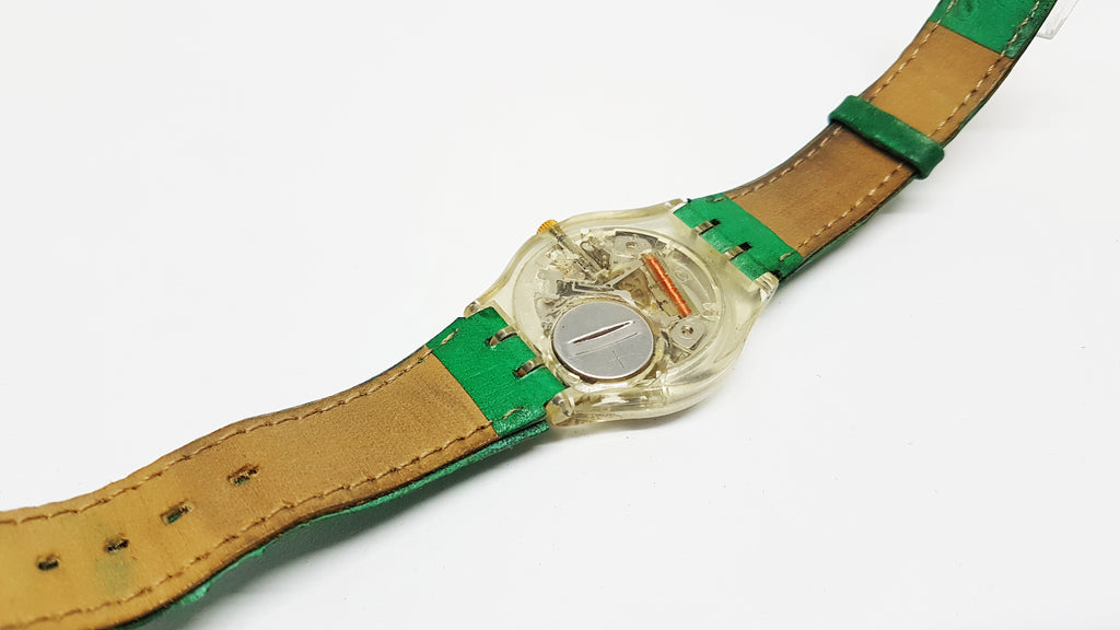 90s Vintage Swatch Watch | Green Swiss-made Swatch Watches – Vintage Radar