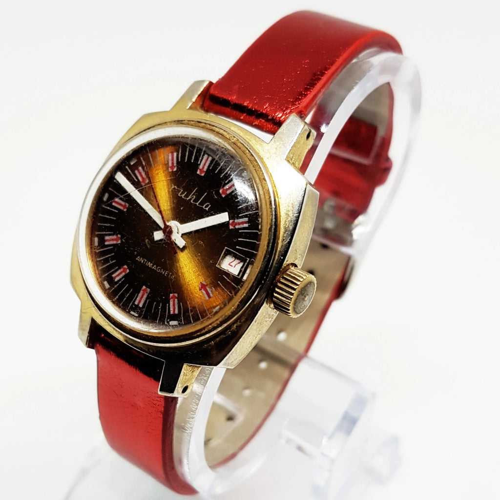 Ruhla Antimagnetic Mechanical Watch | Gold-tone Vintage Watch – Vintage ...