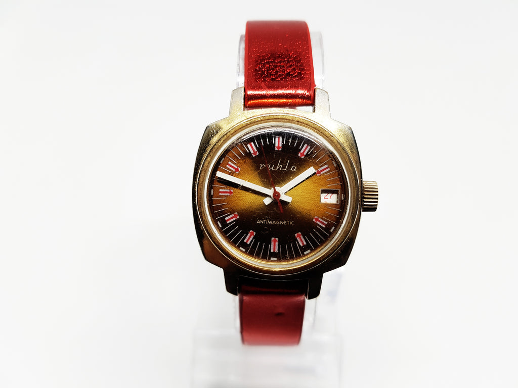 Ruhla Antimagnetic Mechanical Watch | Gold-tone Vintage Watch – Vintage ...
