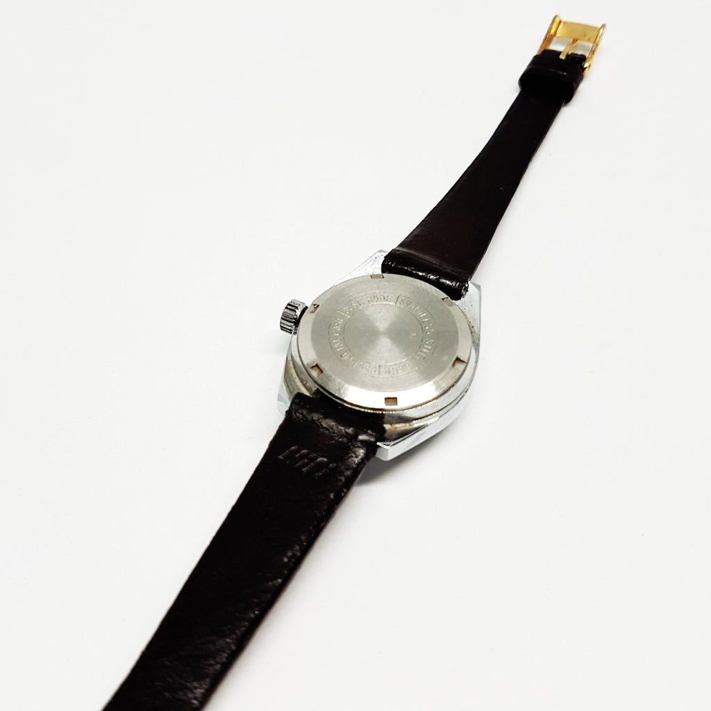 NELSON Brown Leather Vintage Mechanical Watch | Best Men's Watches ...
