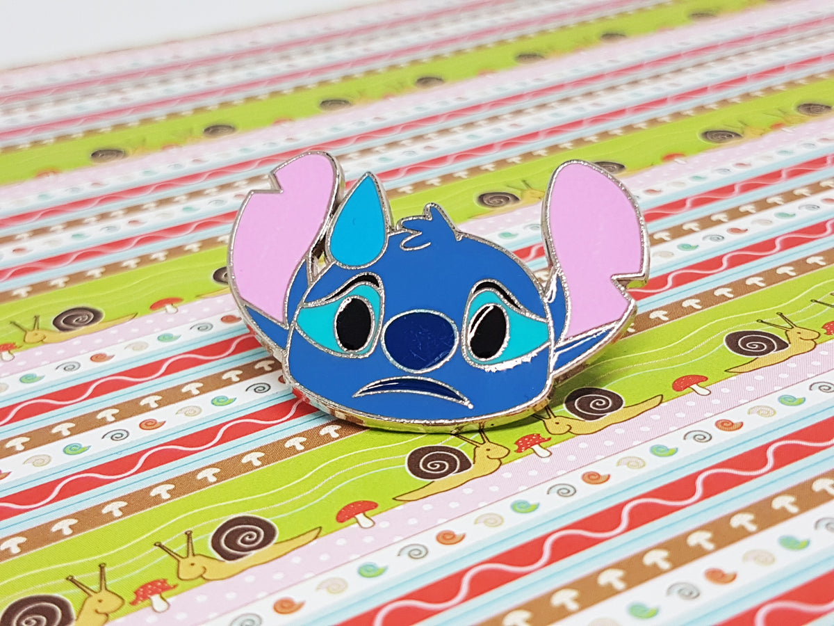 Sad Stitch Disney Enamel Pin | Lilo and Stitch Cute Disney Pins ...
