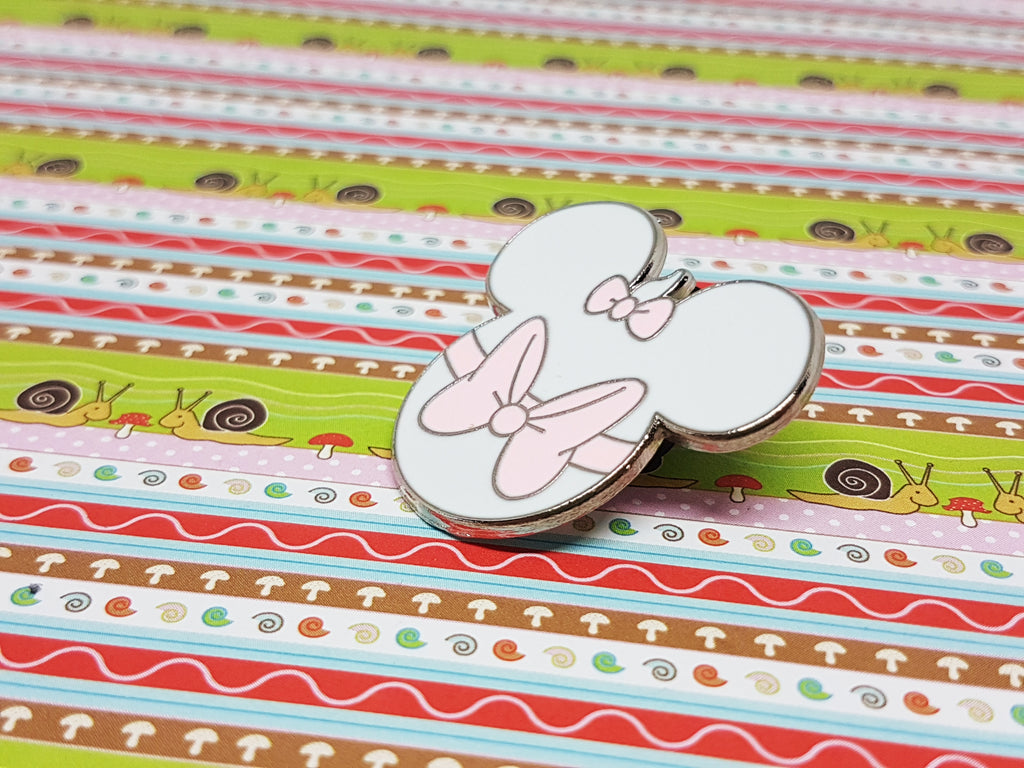 Minnie Mouse Pink Disney Pin | Cute Minnie Mouse Ears Head Enamel Pin ...