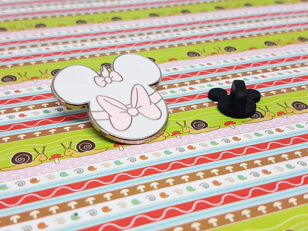 Minnie Mouse Pink Disney Pin | Cute Minnie Mouse Ears Head Enamel Pin ...