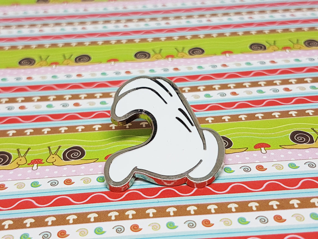 Rare Mickey Mouse Hand Pin | Mickey Mouse Disney Lapel Pin Right Glove ...