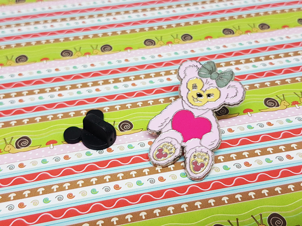 Pink Teddy Bear Enamel Pin | Disney Lapel Pin | VintageRadar.com ...
