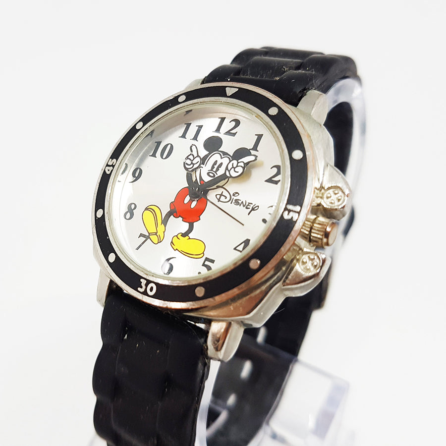 Vintage Disney Watch | Mickey Mouse Silver-Tone Watch | Vintage Radar