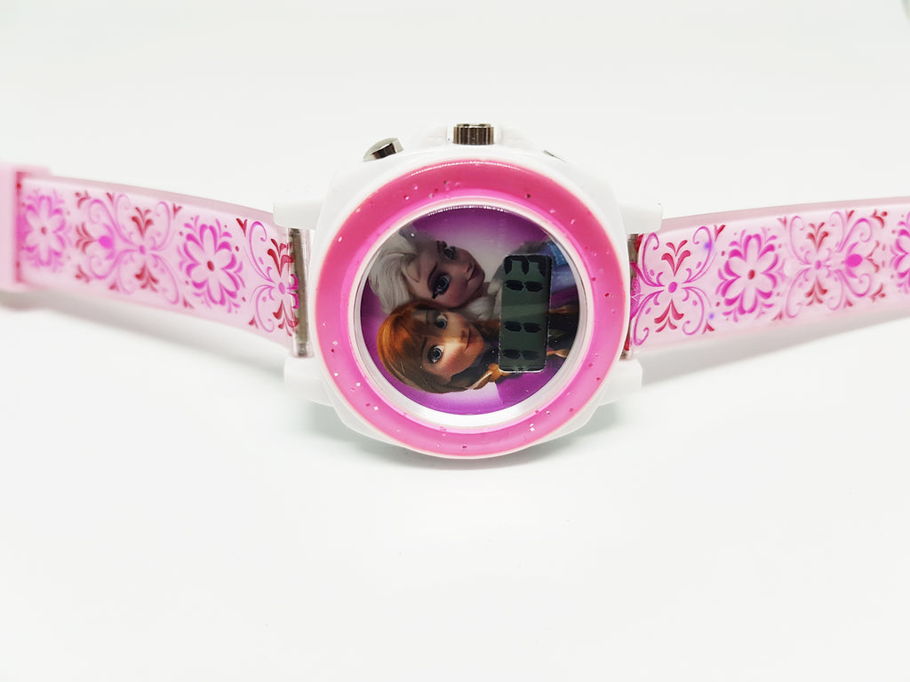 Pink Elsa and Ana Disney Watch | Disney Princess Digital Watch ...