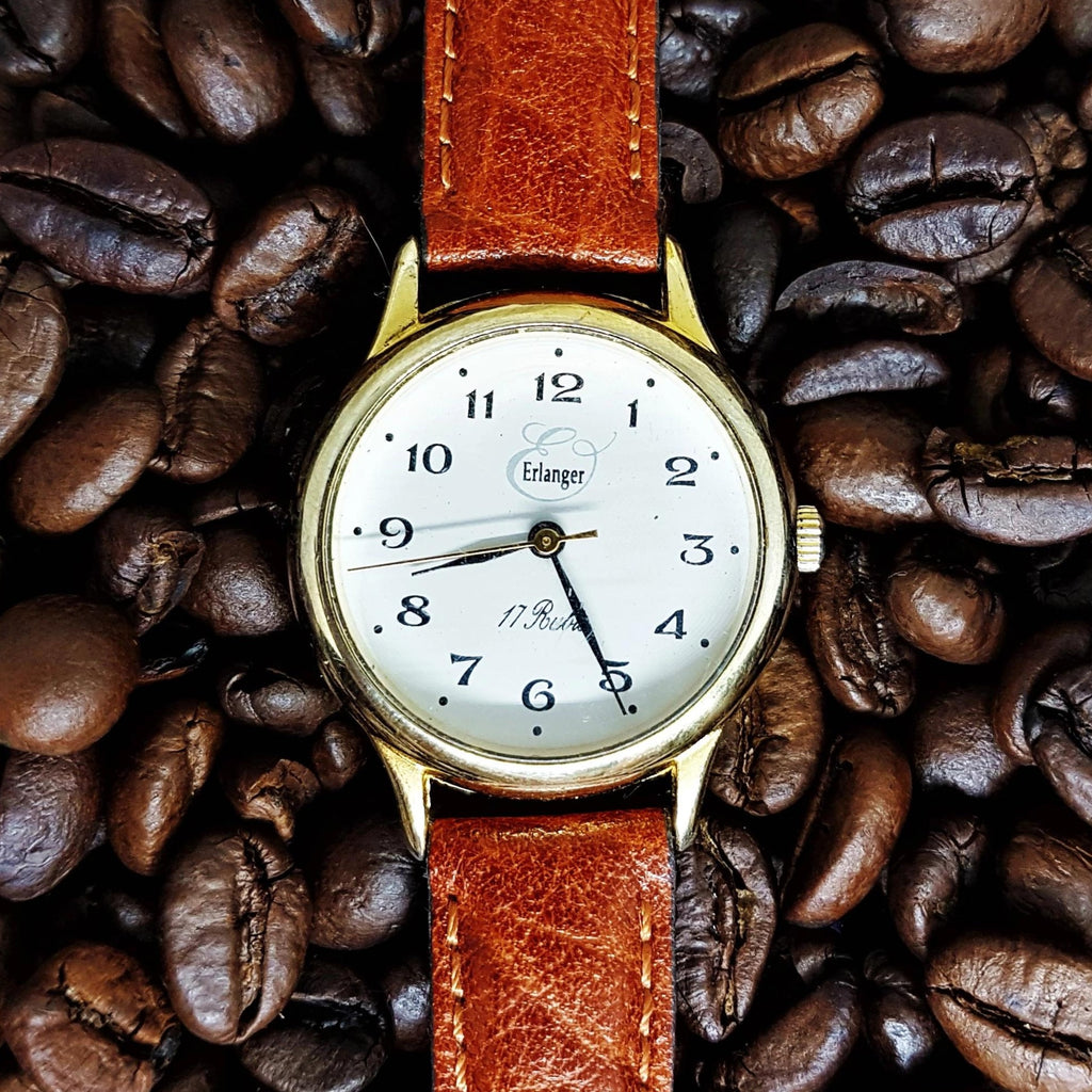 French Erlanger Mechanical Watch Vintage | 70s Gold-tone Ladies Watch ...
