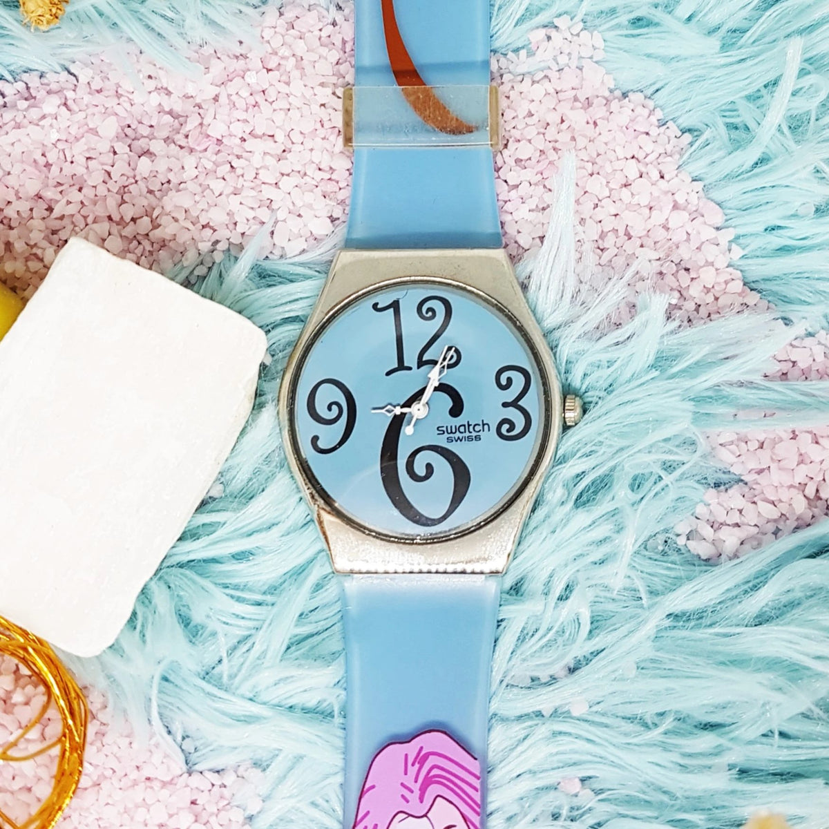 Colorful Vintage Watch | Pale Blue Watch – Vintage Radar