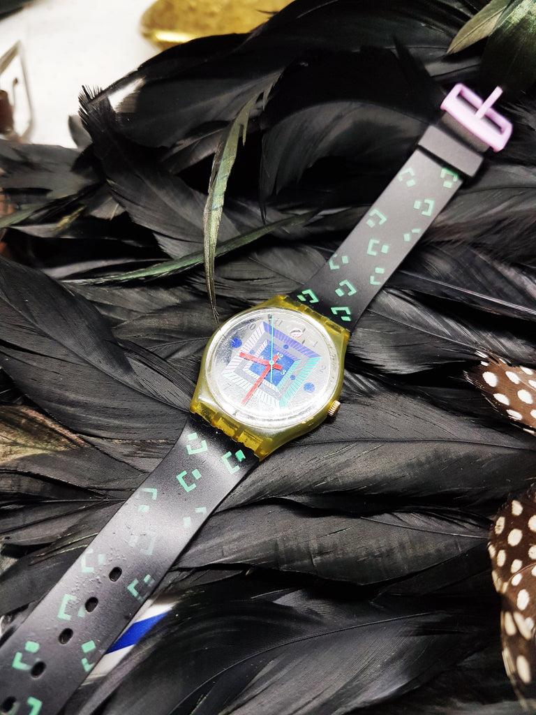 KANGAROO GN402 Vintage Swatch Watch | 90s Gent Originals Swatch ...