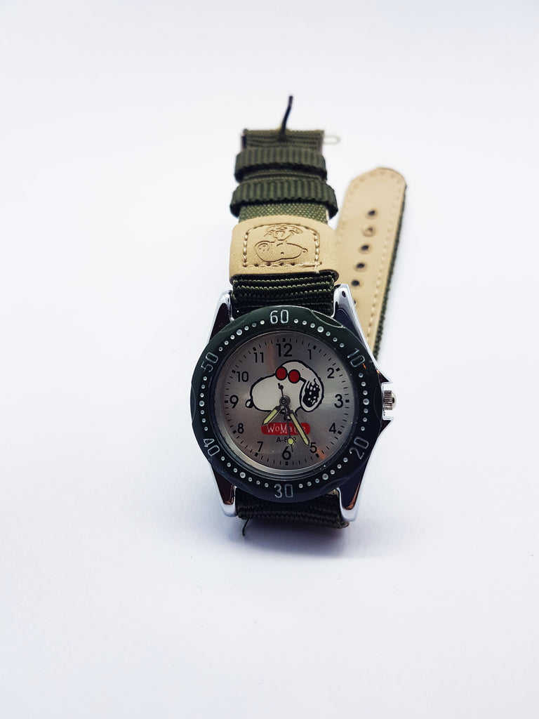 Snoopy Peanuts Character Watch | Vintage Cartoon Sporty Watch For Men ...