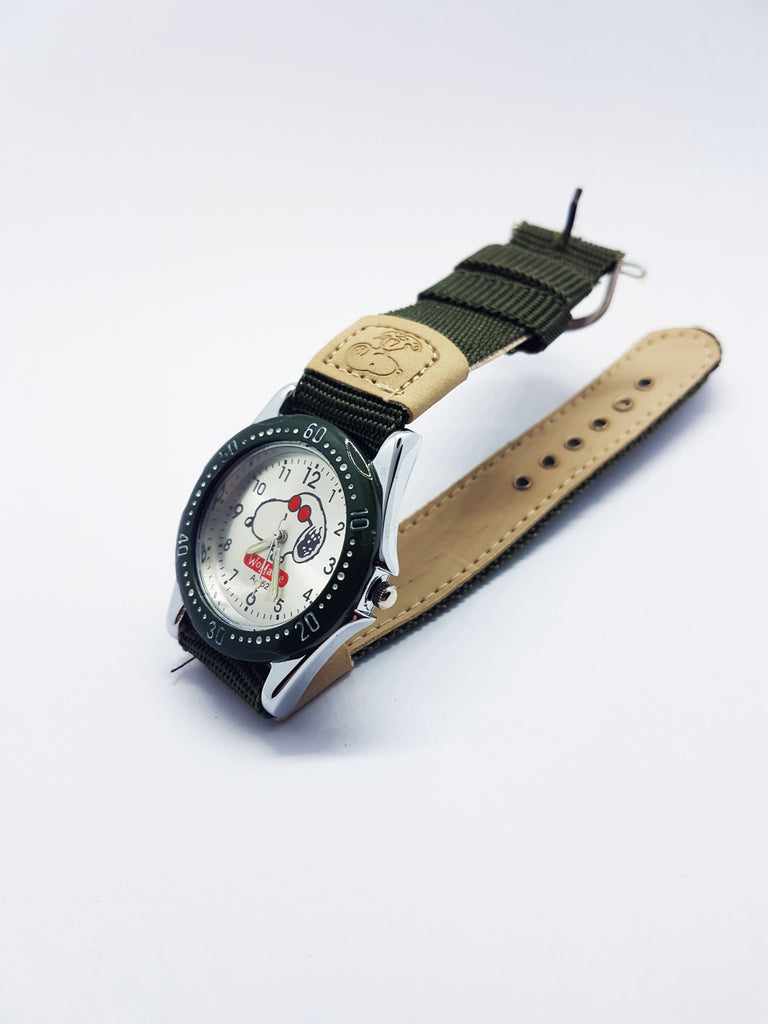 Snoopy Peanuts Character Watch | Vintage Cartoon Sporty Watch For Men ...