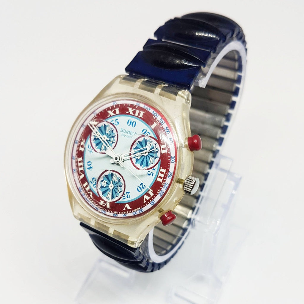 WINDMILL SCK103 Swatch Watch Chronograph | 90s Chrono Watch – Vintage Radar