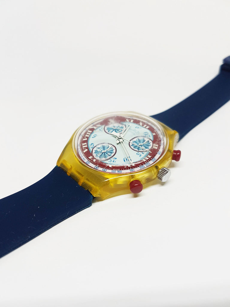 WINDMILL SCK103 Swatch Watch | 1992 Vintage Swatch Chronograph ...