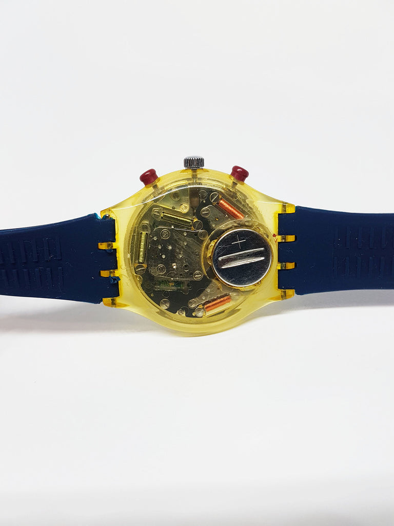 WINDMILL SCK103 Swatch Watch | 1992 Vintage Swatch Chronograph ...