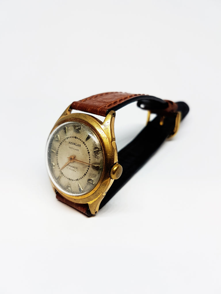 Heurlux Antimagnetic 17 Rubis Mechanical Watch | Vintage Men's Watches ...