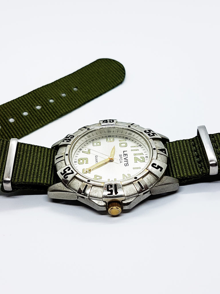 Rare Levi's Nato Strap Quartz Watch | Vintage Brands Watches – Vintage ...