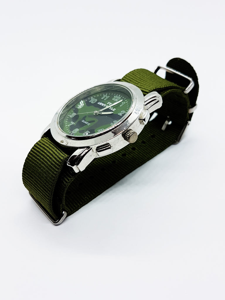 FT ARMY STYLE Green Quartz Watch Collection | Vintage Watches For Men ...