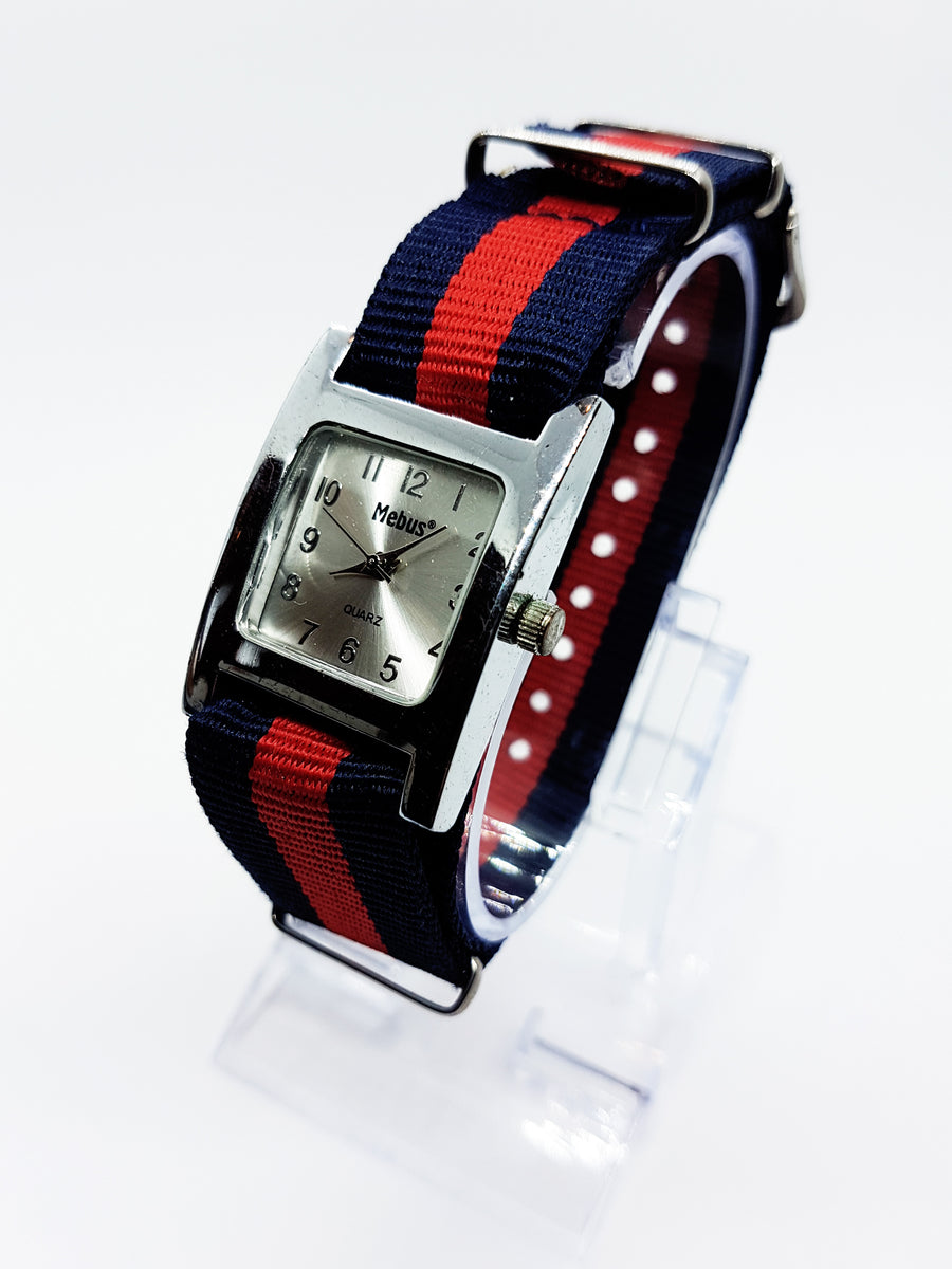 Mebus Silver-Tone Quartz Watch | Best Nato Strap Watches – Vintage Radar