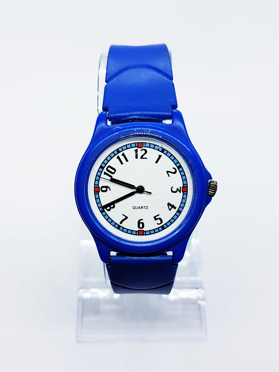 Blue Vintage Sports Watch For Men | Quartz Watches For Gents – Vintage ...