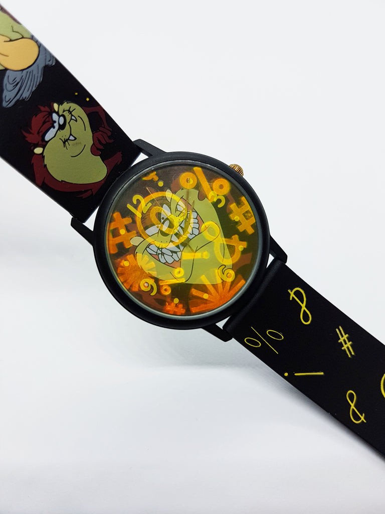 Looney Tunes Tasmanian Devil 3D Watch | Vintage Looney Tunes Watches ...