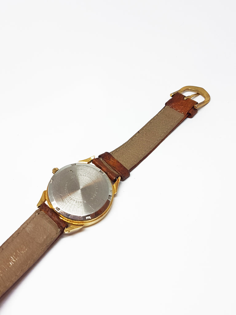 RJW Moon Phase Quartz Watch | Elegant Gold-tone Vintage Watch – Vintage ...