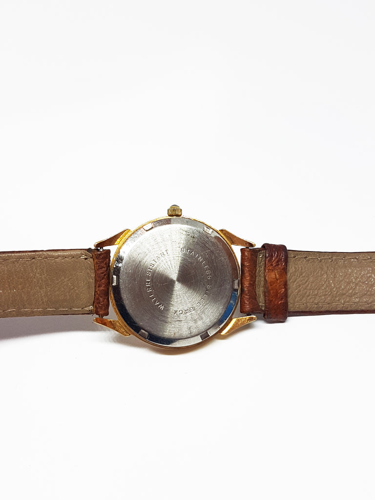 RJW Moon Phase Quartz Watch | Elegant Gold-tone Vintage Watch – Vintage ...