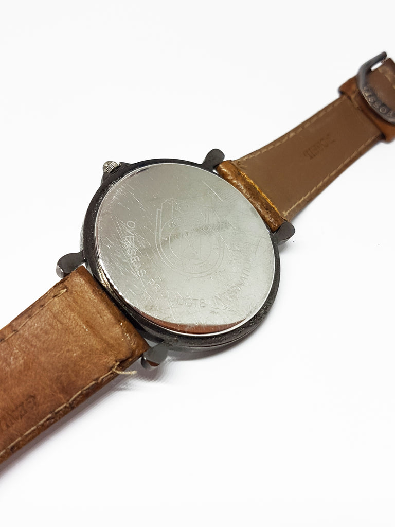 Vintage Fossil Watch with Large Retro Numerals | Fossil Quartz Watch ...