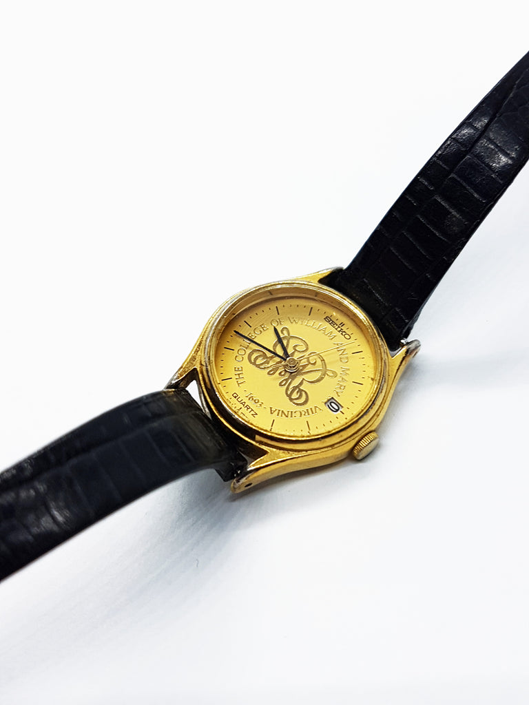 Seiko Vintage Watch | Rare Limited Edition Gold-Tone Quartz Watch ...