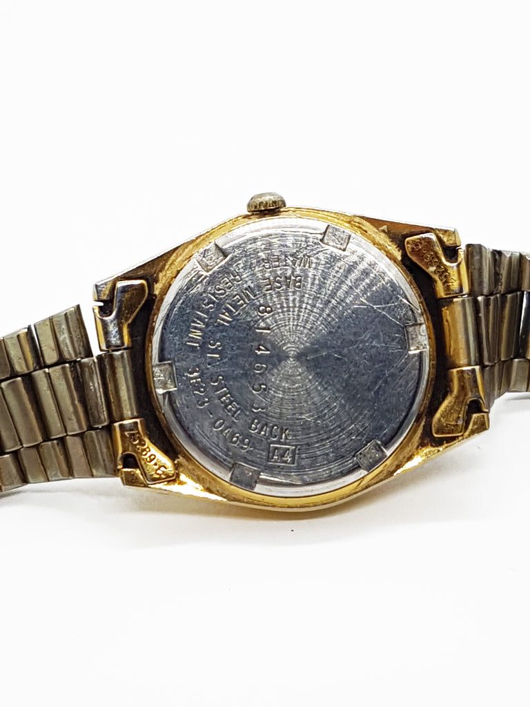 Vintage 3E23-0A69 Seiko Watch | Gold-tone Unisex Seiko Date Watch ...