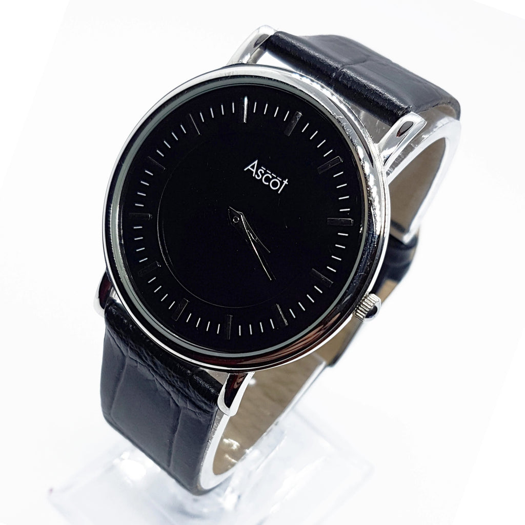 Minimalist All-Black Ascot Quartz Watch | Best Vintage Watches ...