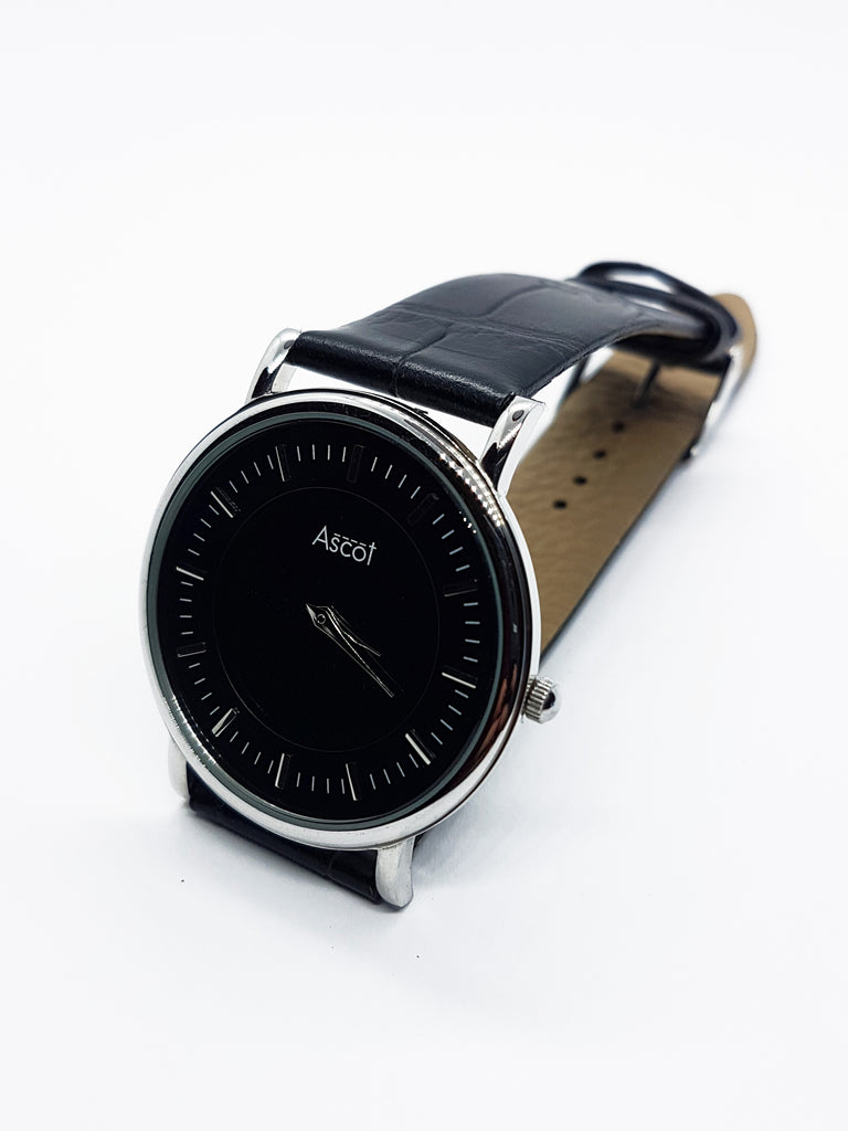 Minimalist All-Black Ascot Quartz Watch | Best Vintage Watches ...