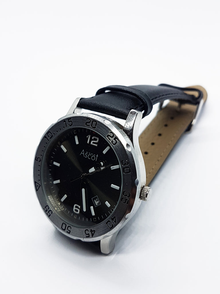 Men's Ascot Quartz Watch | Silver-tone Modern Ascot Wristwatch ...